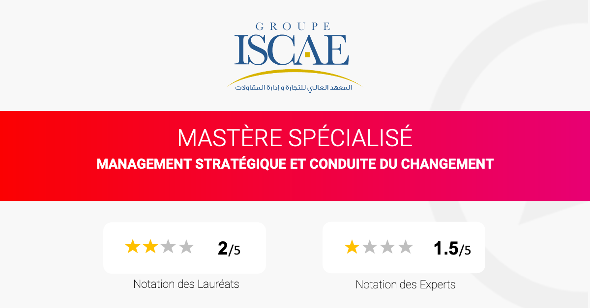 Mastère Spécialisé en Management Stratégique (ISCAE)