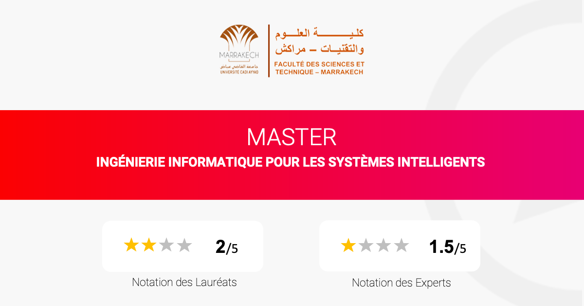 Master en Informatique pour les Systèmes (FST Marrakech)