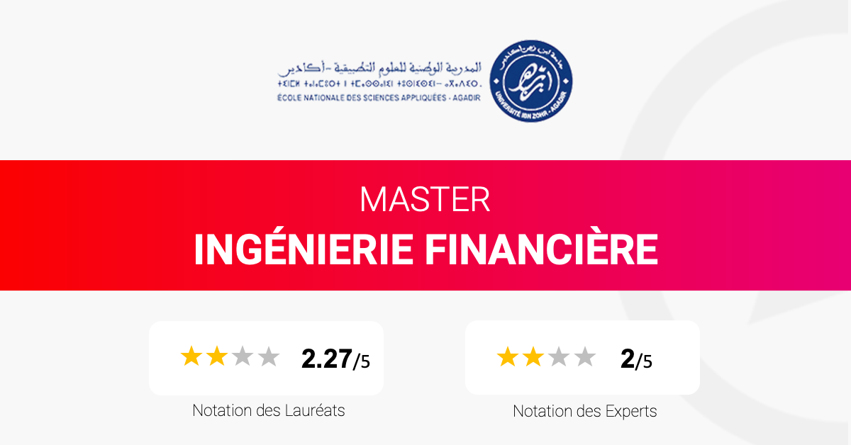 Master en Ingénierie financière (ENSA Agadir)