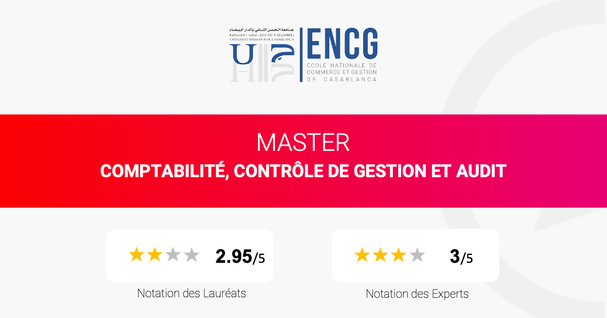 Master en Comptabilité, Contrôle de Gestion et Audit (ENCG Casa)
