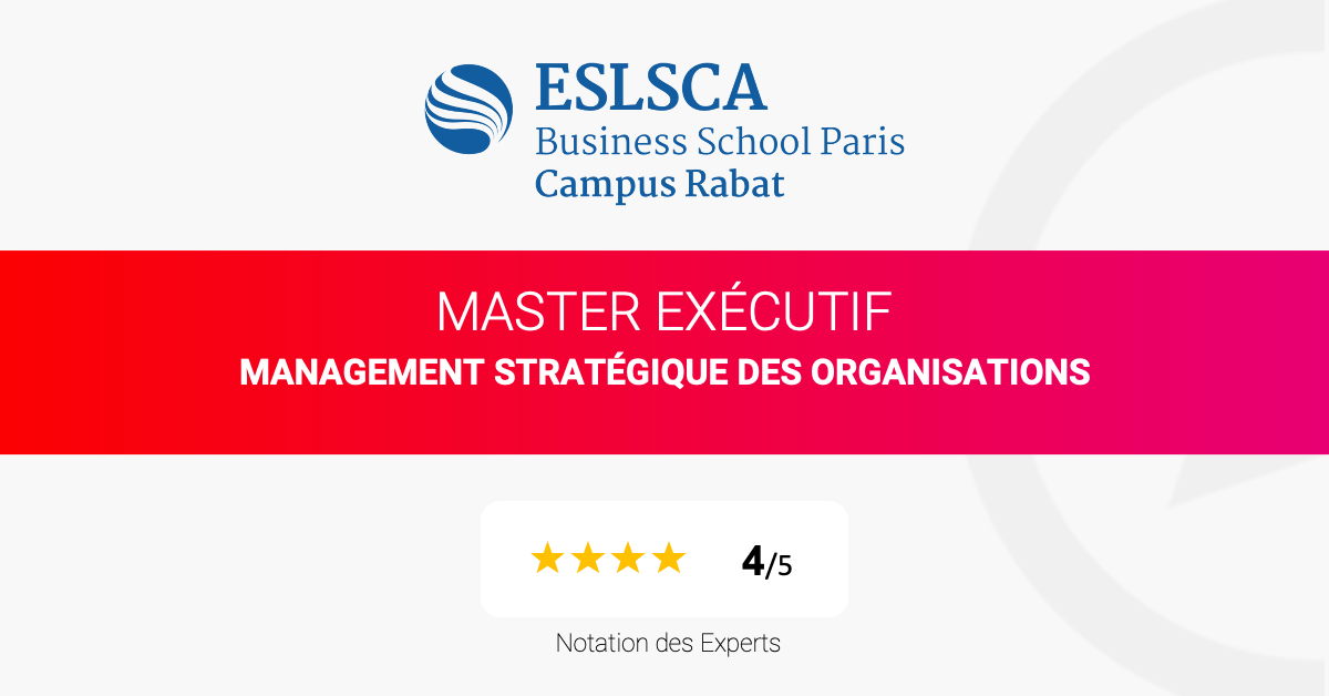 Master en Management stratégique ESLSCA - MBA.ma