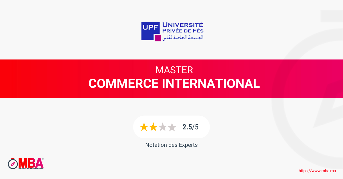 Master en Commerce International (UPF) l Master & MBA