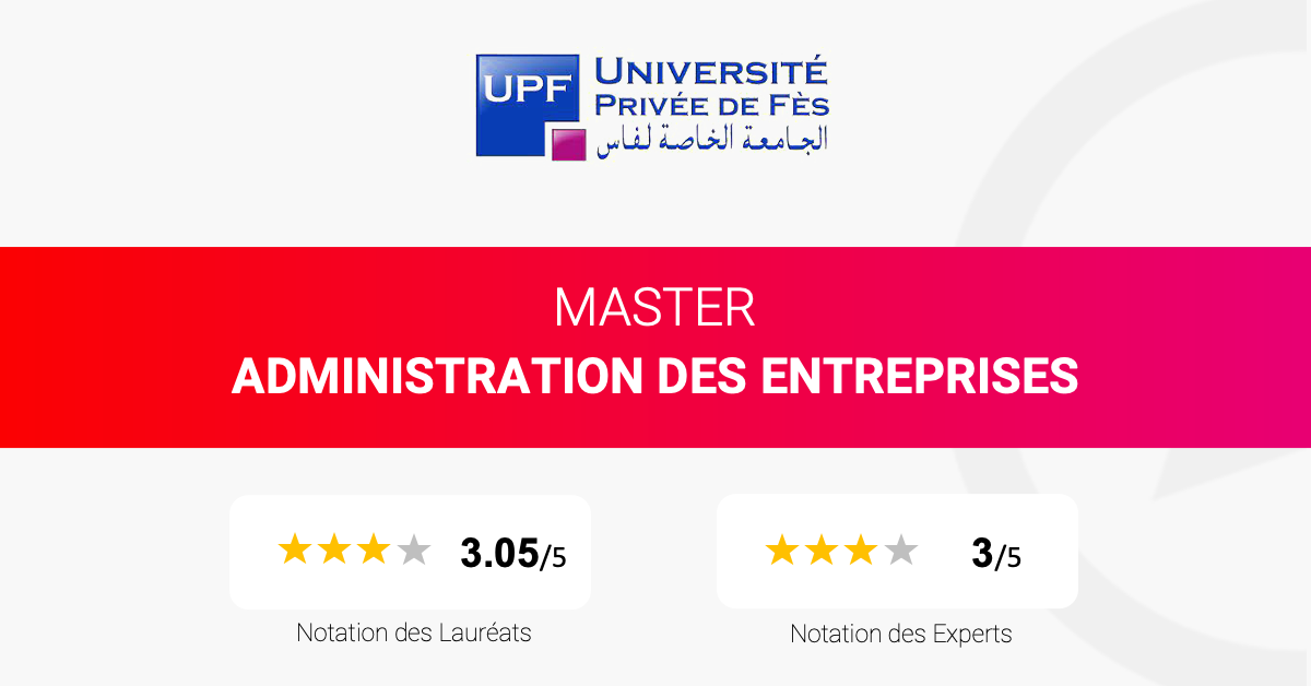 Master en Administration des Entreprises (UPF) I MBA.ma