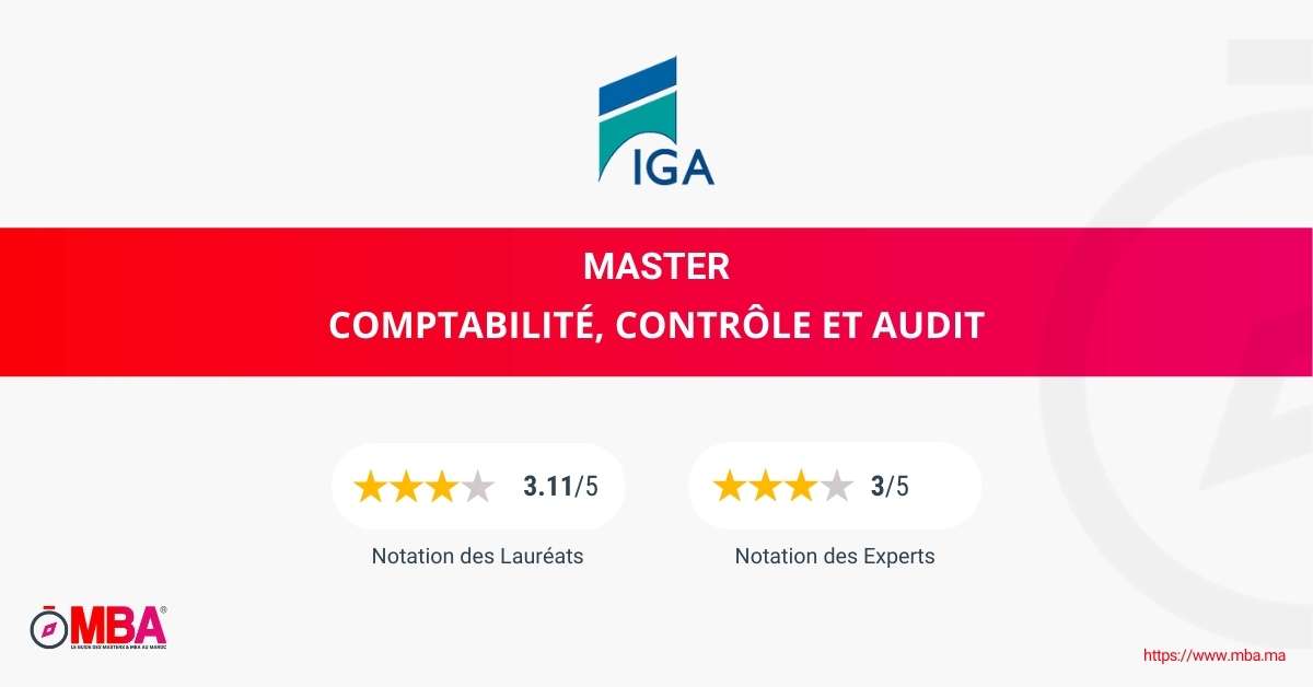 Master en Audit et Contrôle de Gestion IGA - MBA.ma