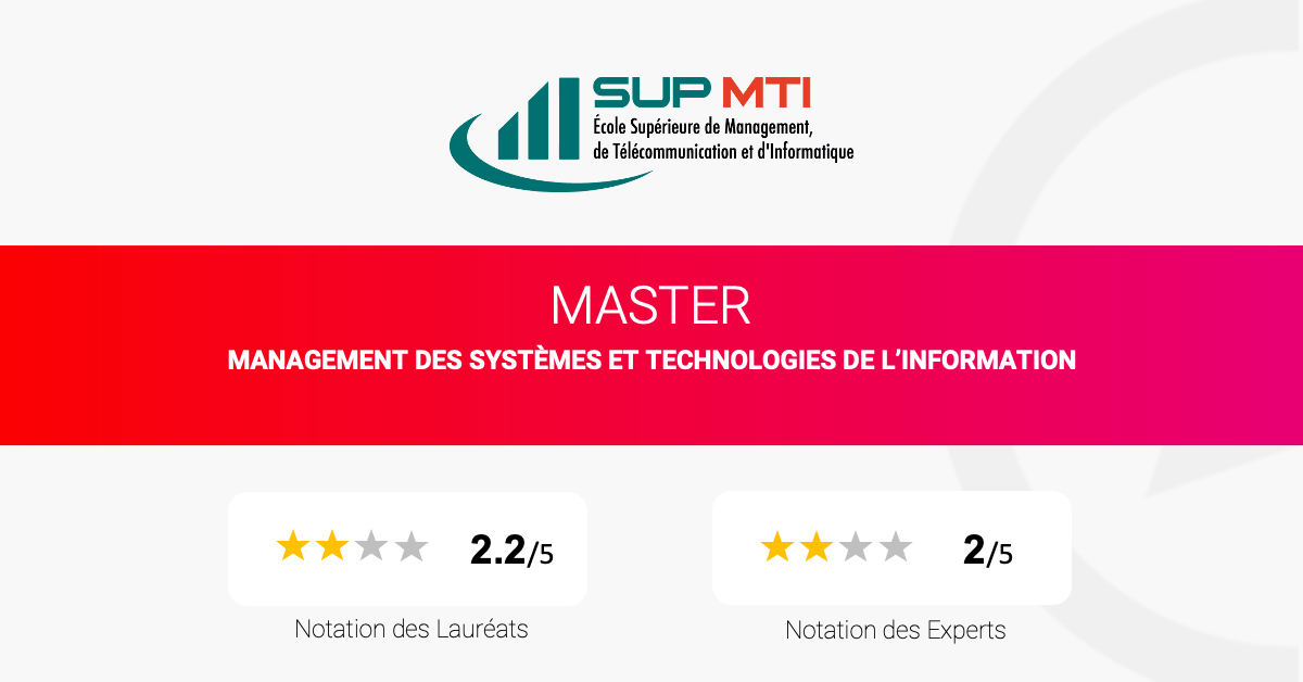 Master Management des technologies de l’information (SUPMTI)