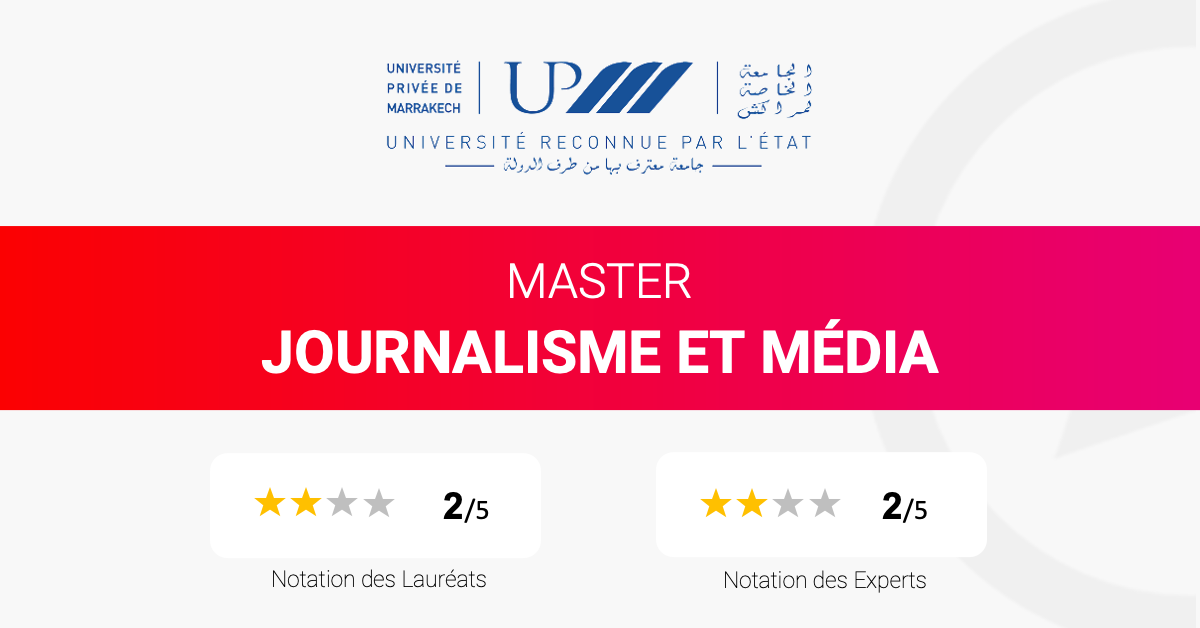Master en Journalisme et Média (UPM) l Master & MBA au Maroc