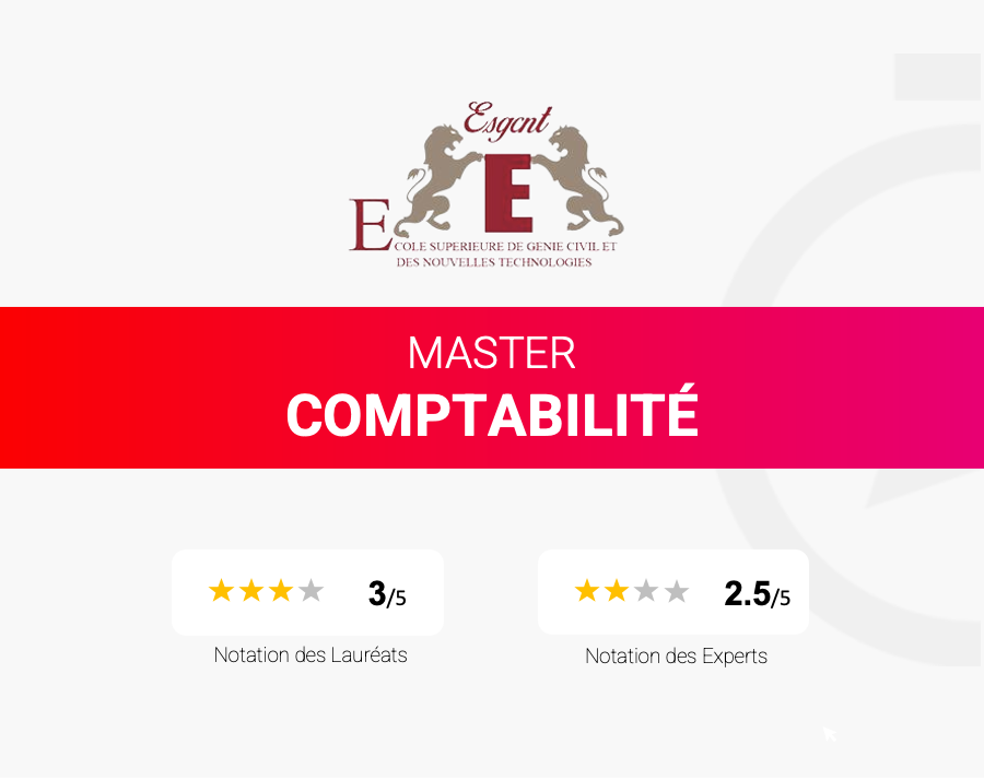 Master professionnelle en Comptabilité (ESGCNT) I Master & MBA