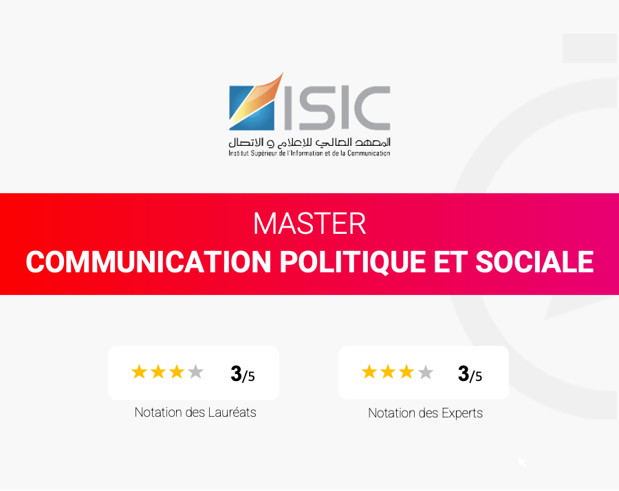 Master Communication politique et sociale (ISIC) l Master & MBA