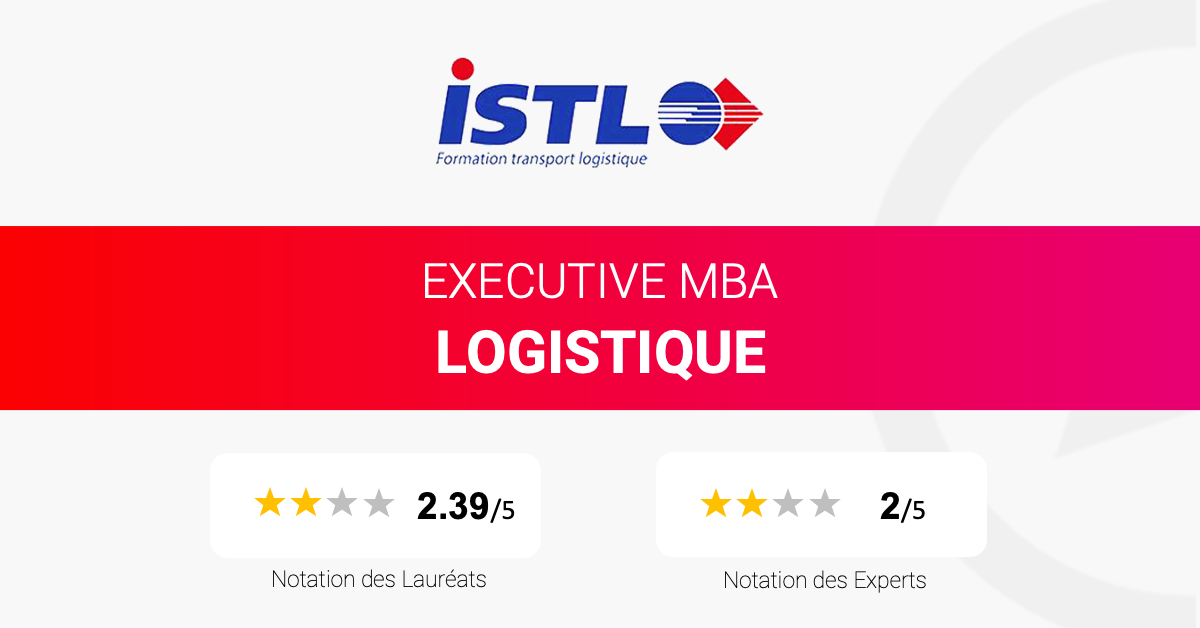 Executive MBA Logistique (ISTL) I Master & MBA au Maroc