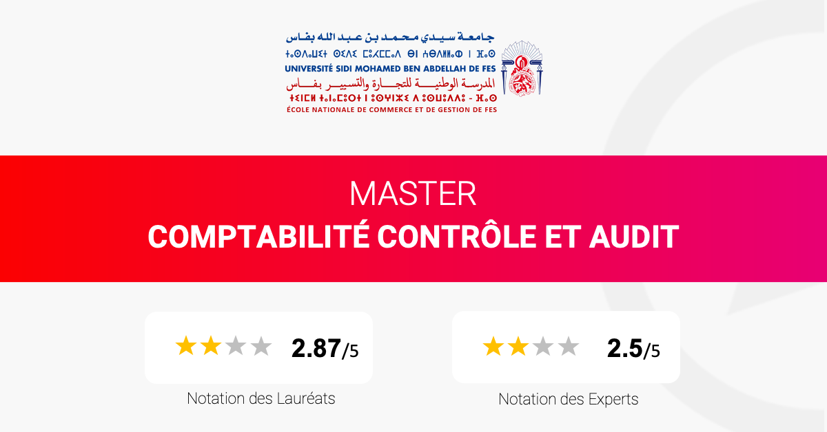 Master Spécialisé Comptabilité Contrôle et Audit (CCA) (ENCGF)