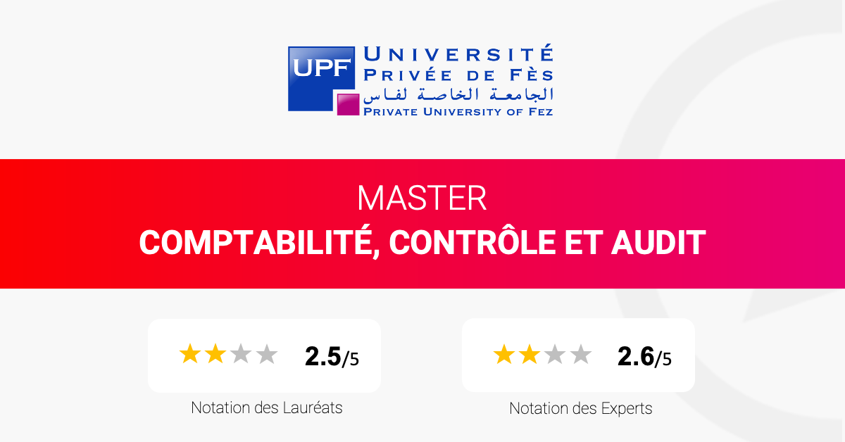 Master en Comptabilité, Contrôle et Audit (UPF) I Master & MBA
