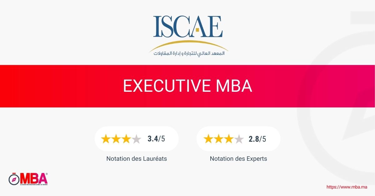 Executive MBA (ISCAE) I Master & MBA au Maroc