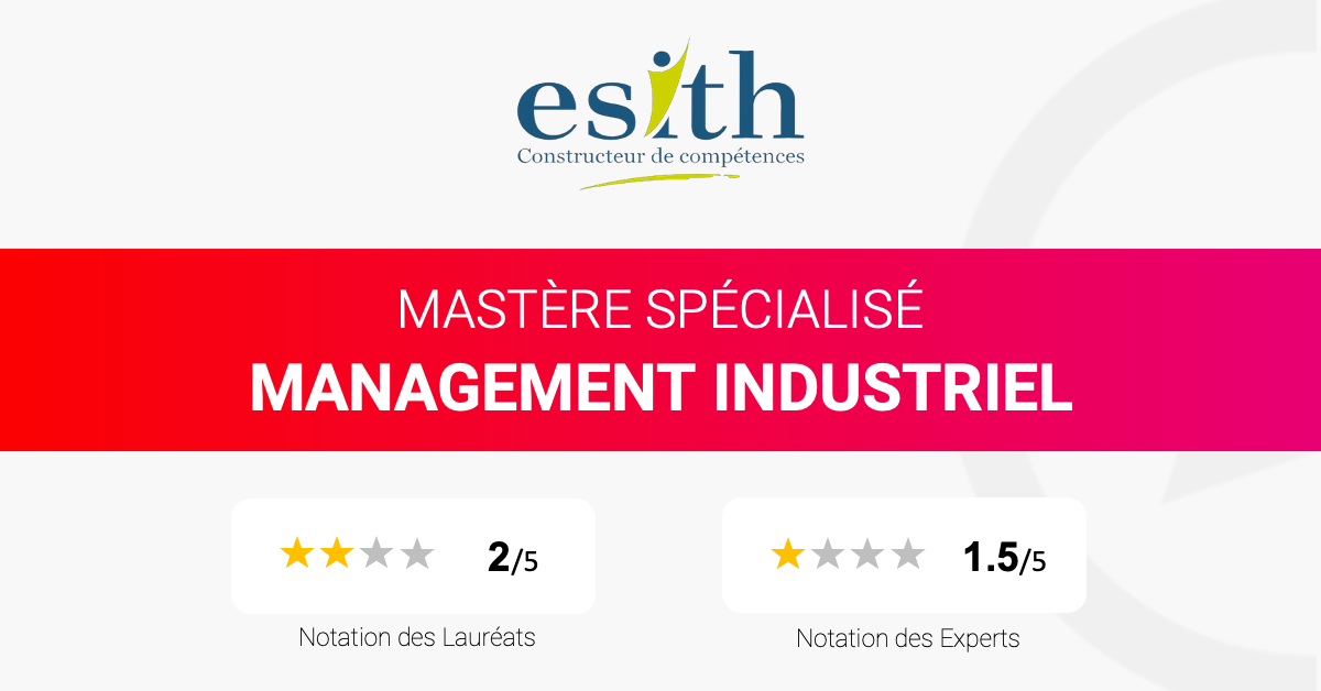 Mastère en Management Industriel (ESITH) I Master & MBA