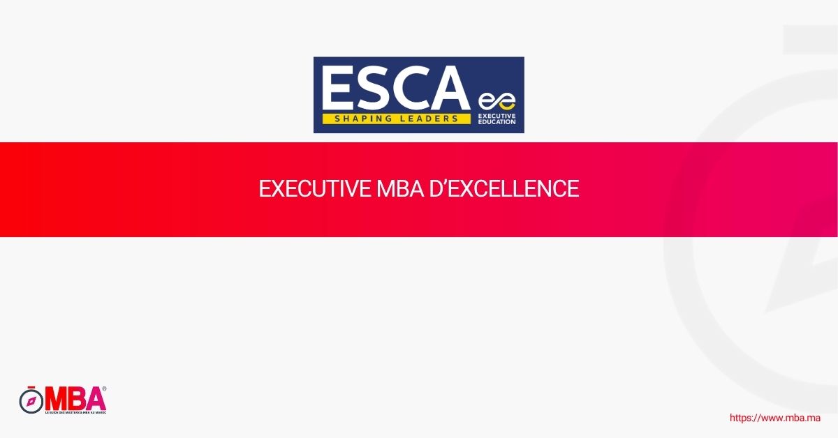 Executive MBA d’excellence ESCA-Telfer